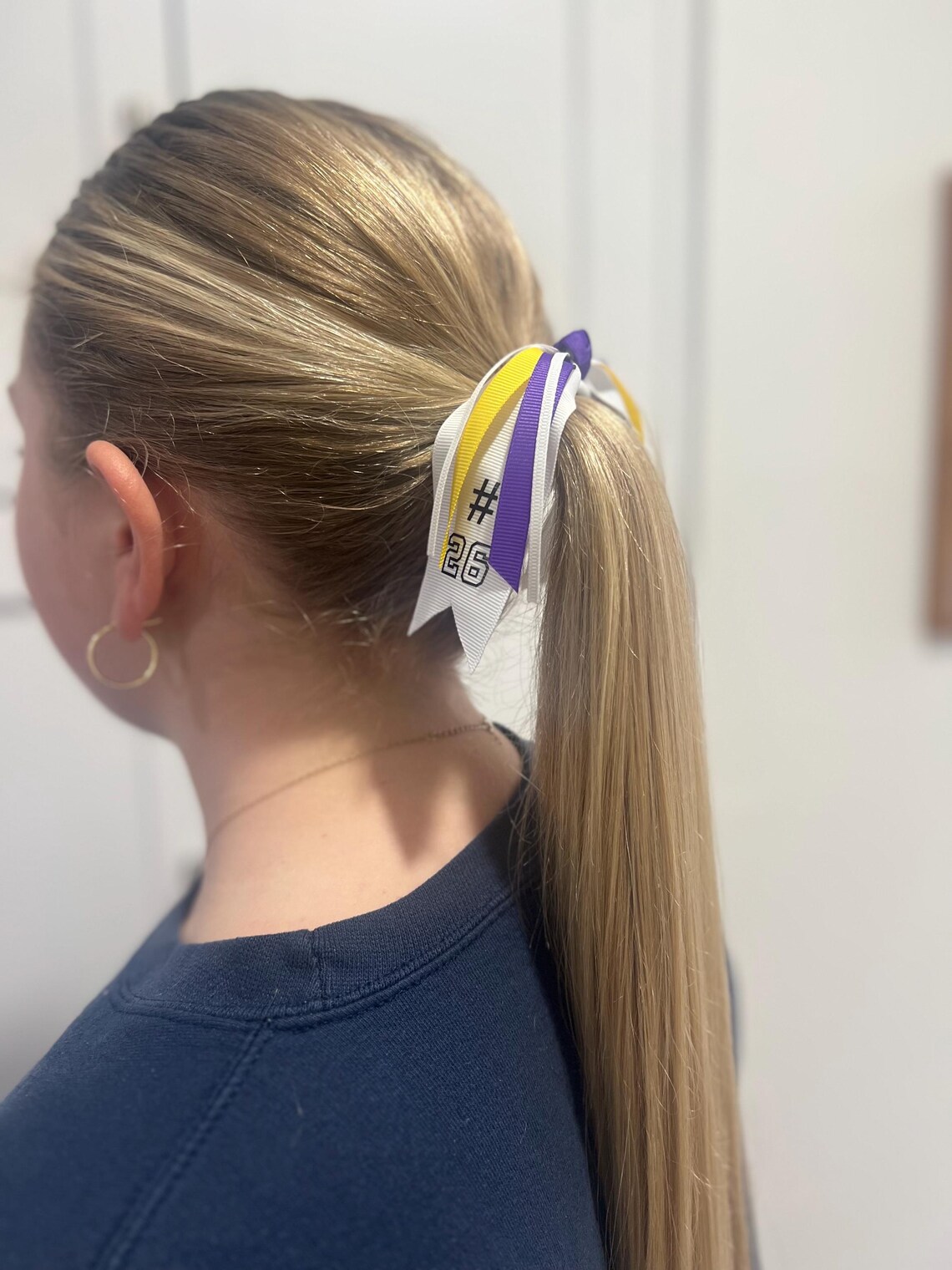 Personalized Basketball Hair Ribbon, Girls Team Bow - Etsy