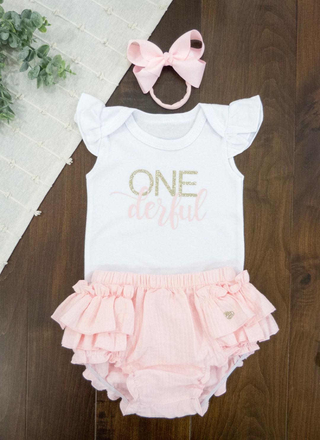 Onederful Birthday Outfit Girl, 1st Birthday Outfit Girl, One Birthday ...