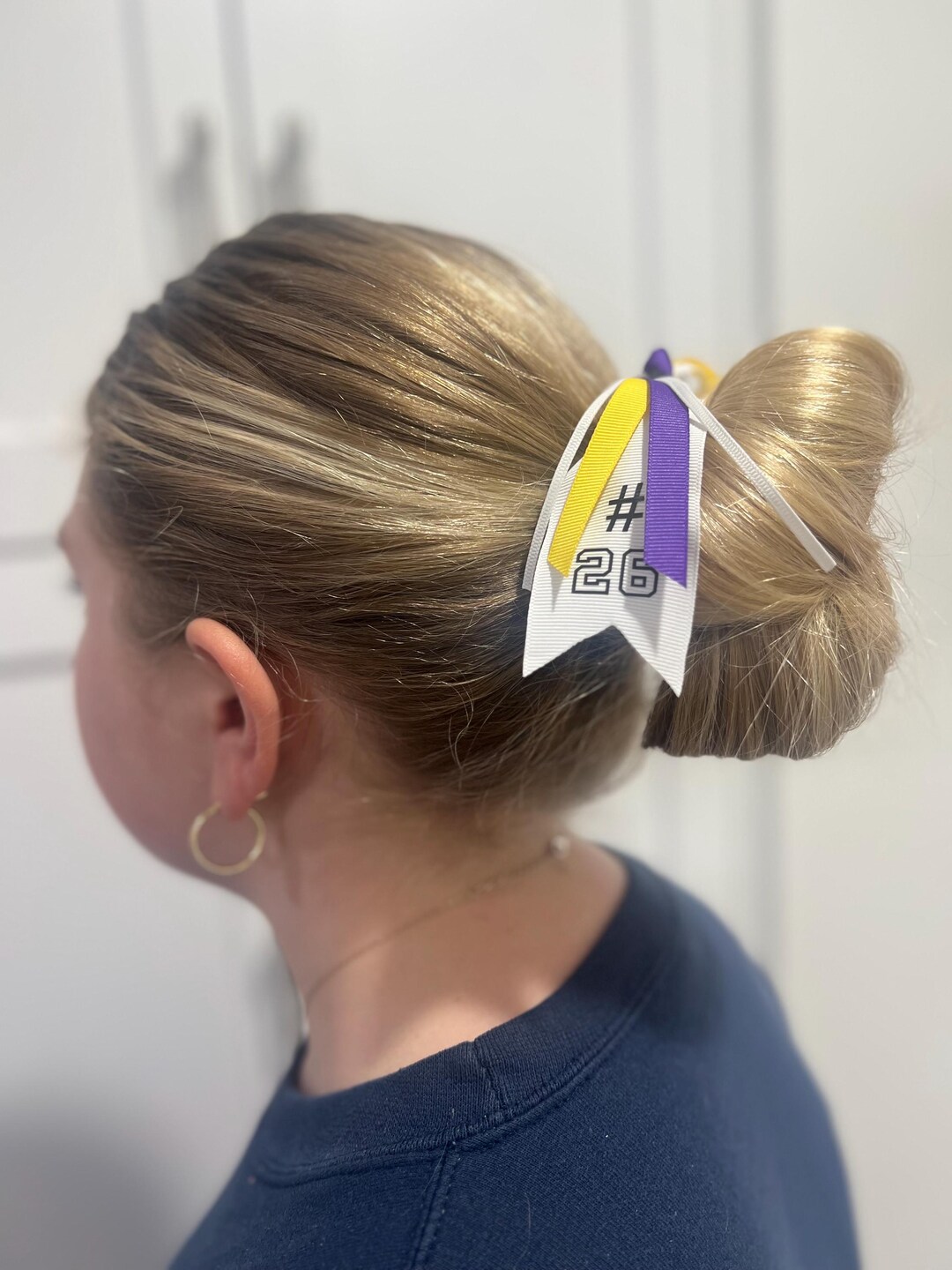 Personalized Basketball Hair Ribbon, Girls Team Bow - Etsy