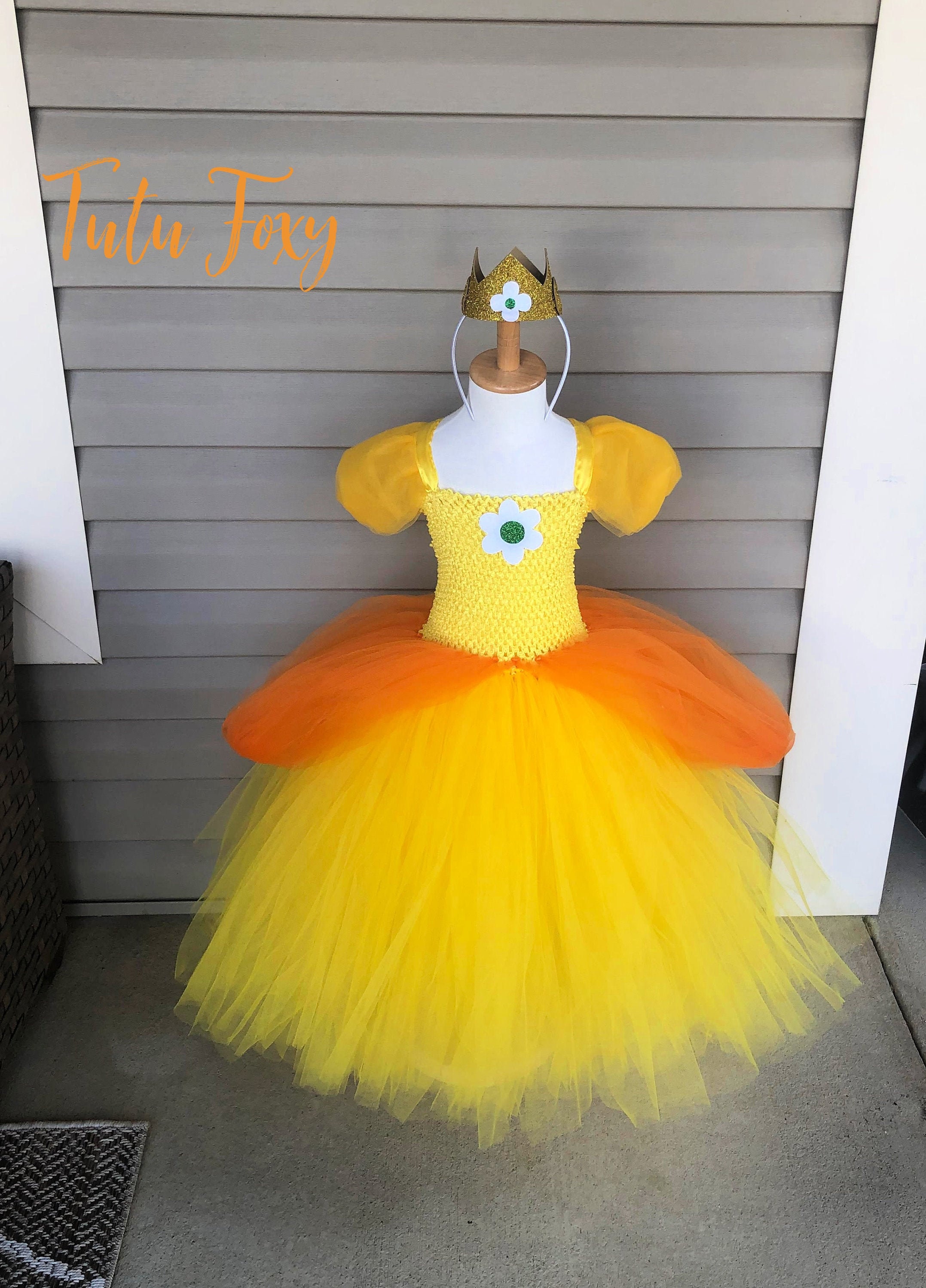 Princess Daisy Costume Tutu