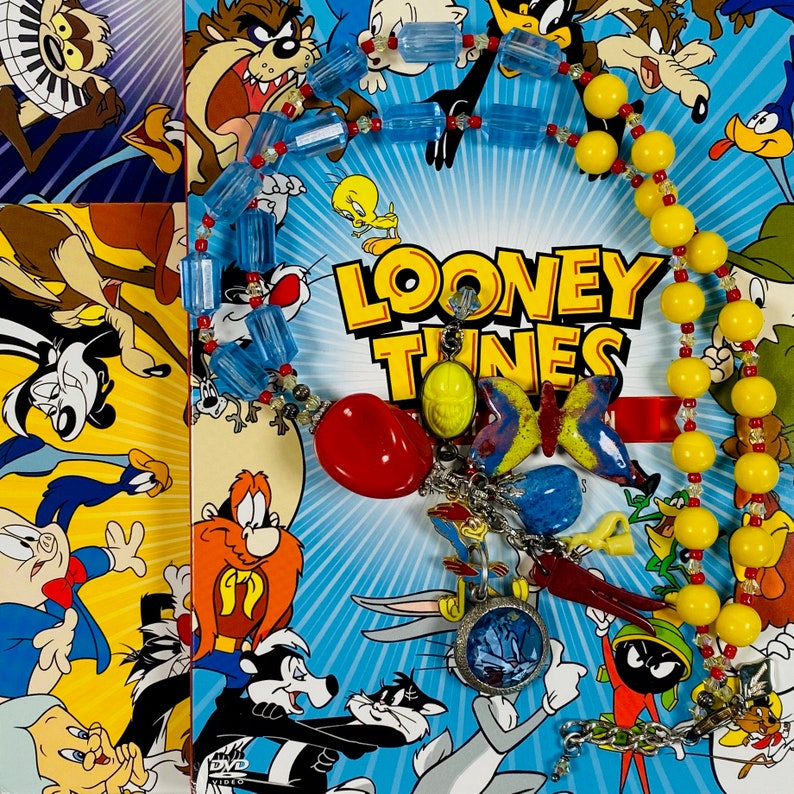 ACME CORPORATION Roadrunner, Butterfly Necklace, Handmade Using Vintage ...