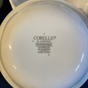 24 Piece Corelle Blue Hearts Dinnerware Set Service for 4 - Etsy