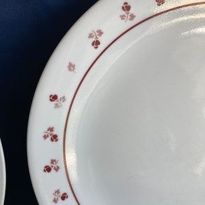 17 Piece Corelle Burgundy Dinnerware Set - Etsy