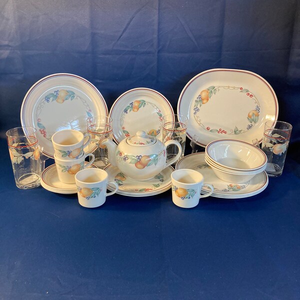 Corelle Dinnerware Set Abundance - Etsy