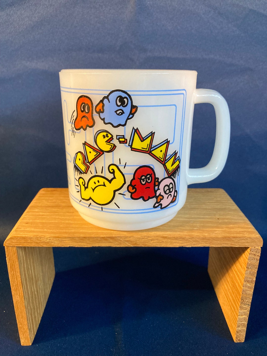 1 Glasbake Pac-man Mug - Etsy