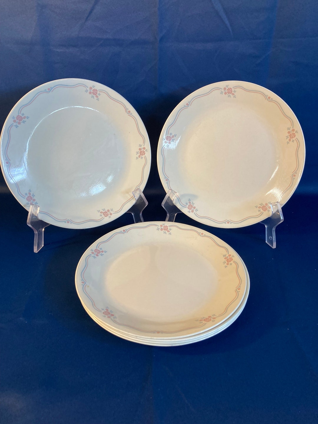 6 Corelle English Breakfast Dinner Plates - Etsy