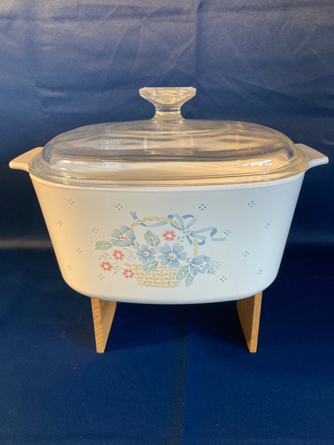 Corning Ware Country Cornflower 3 Quart Covered Casserole - Etsy
