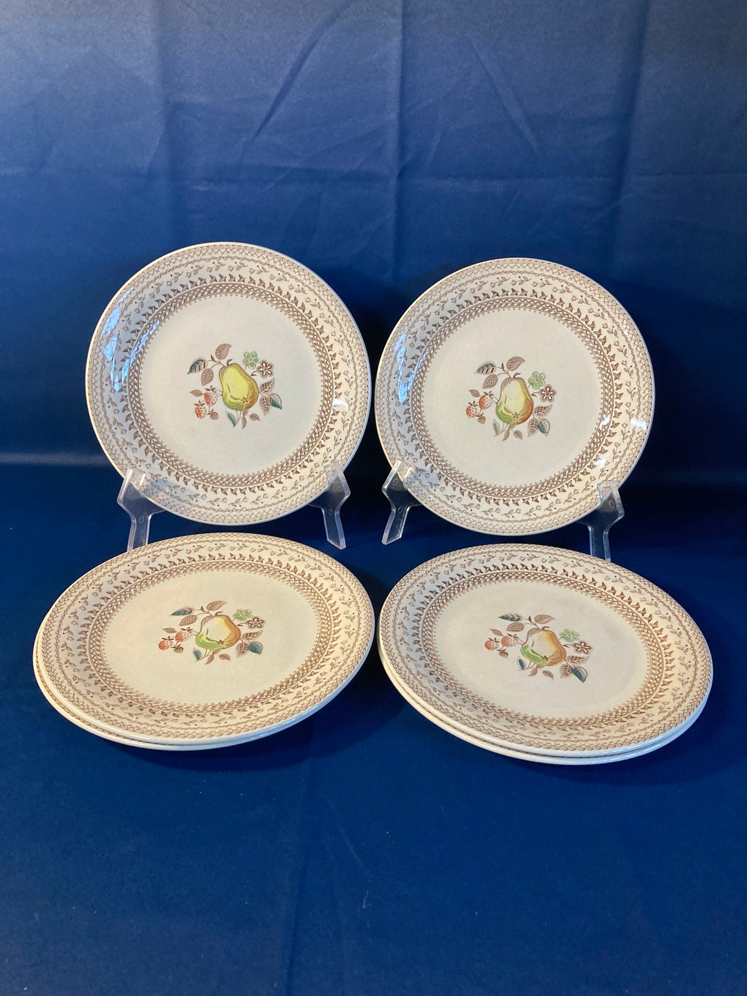 6 Johnson Brothers Fruit Sampler Dinner Plates - Etsy