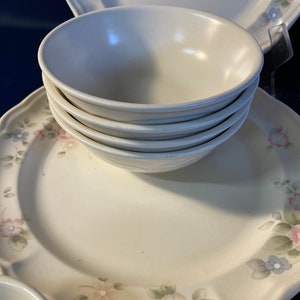 20 Piece Pfaltzgraff Tea Rose Dinnerware Set, Service for 4 - Etsy