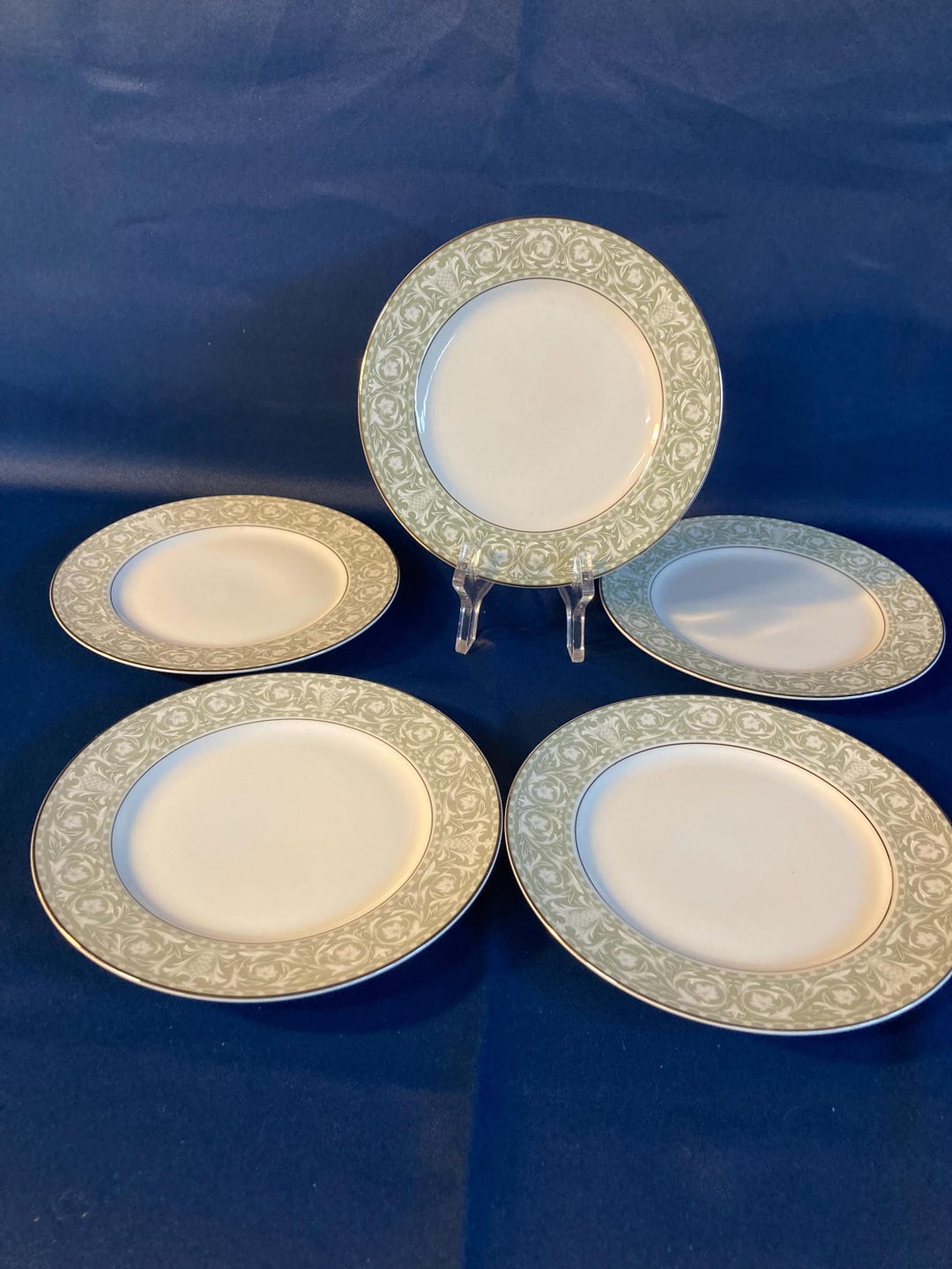 5 Sango China Japan Buckingham Bread Plates - Etsy