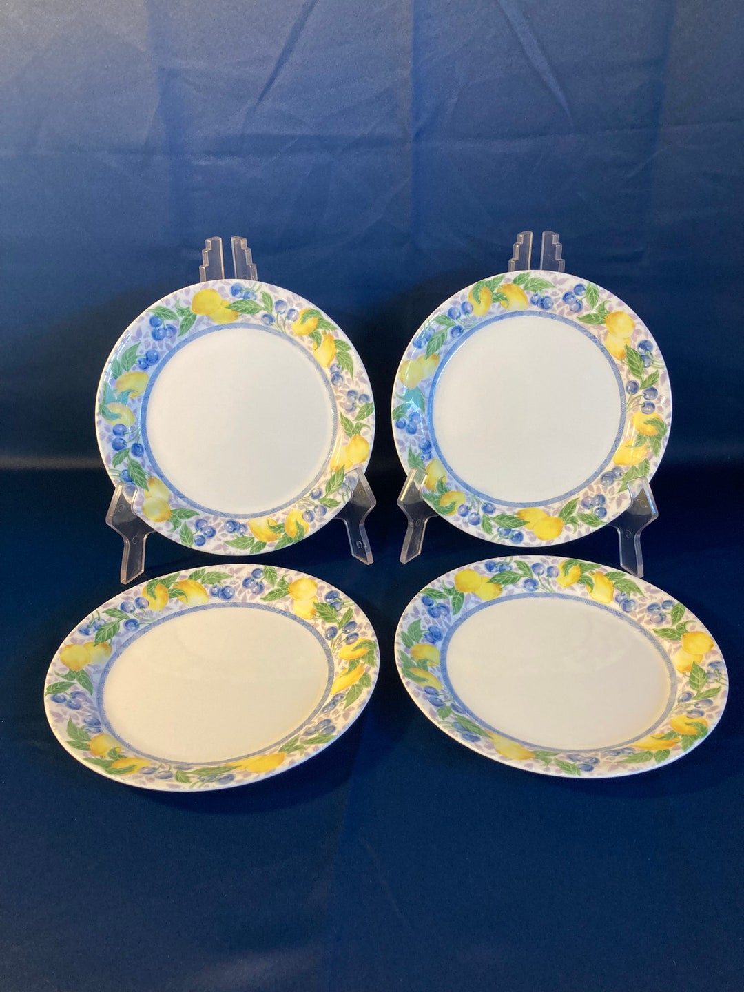 4 Rare Corelle Summer Citrus 9" Luncheon Plates - Etsy