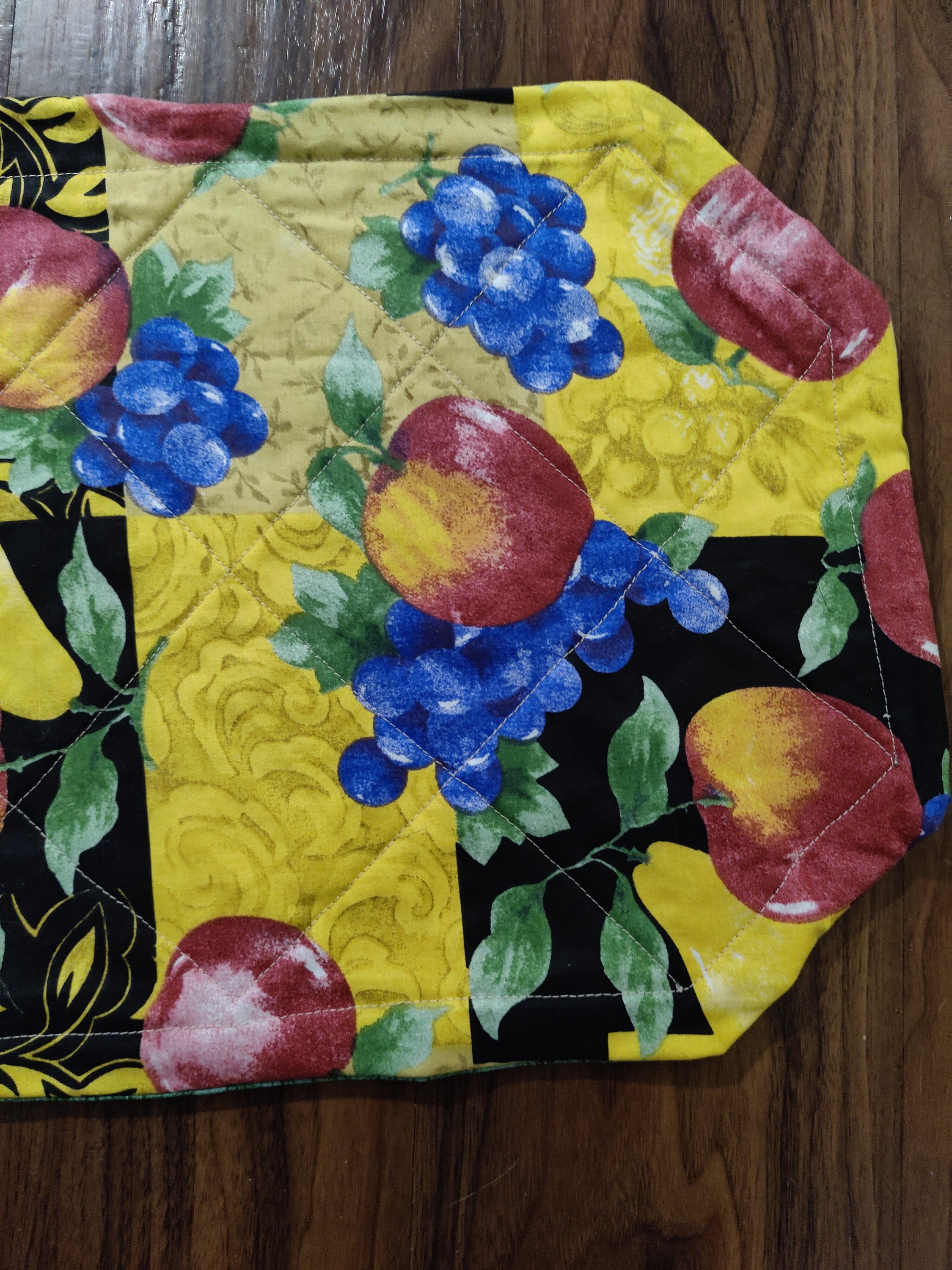 Set of 6 Quilted Apple Placemats - Etsy