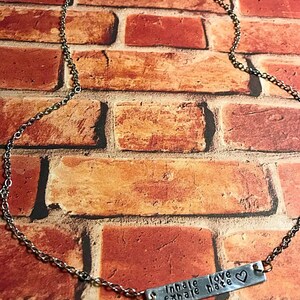 Love Name Plate Necklace - Etsy