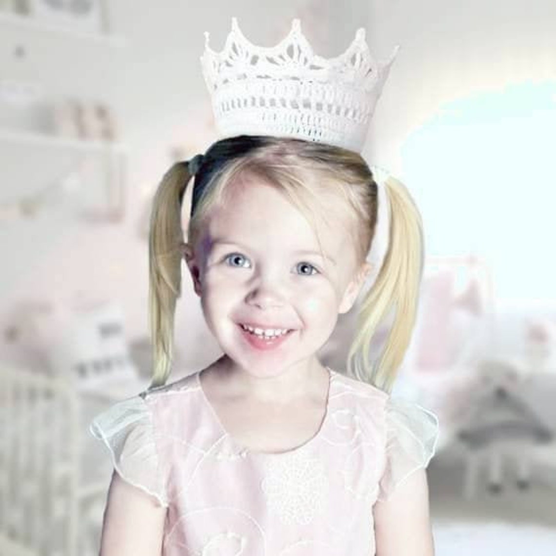 White Princess Crown Photo Props Women and Babies Crown - Etsy