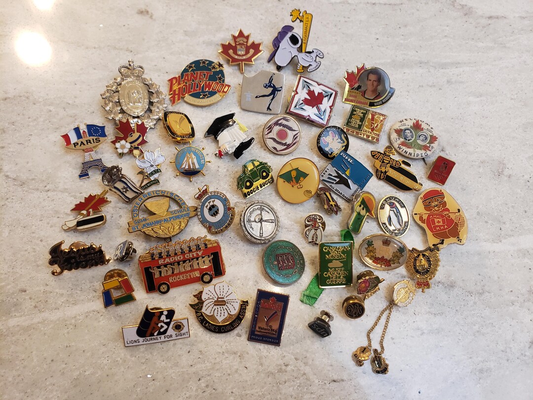 Collection of Vintage Tie Pins - Etsy