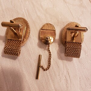 Vintage Hickok Cufflinks & Tie Pin Set - Etsy