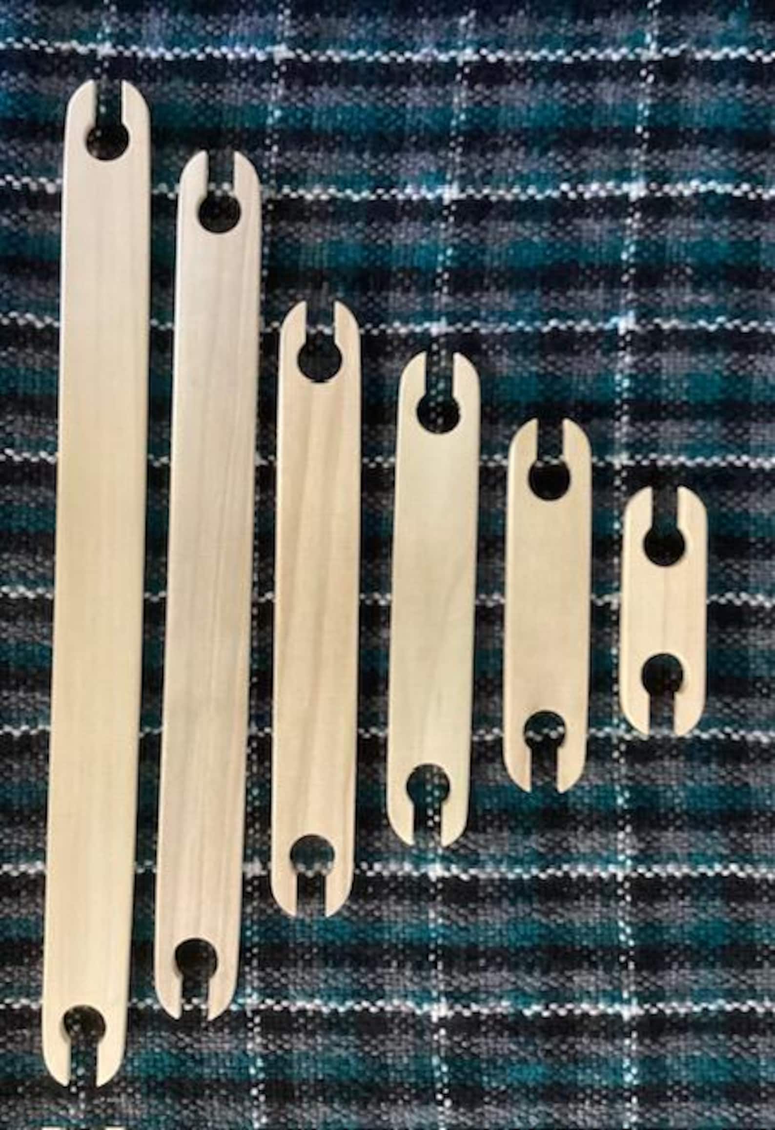 Weaving Shuttle Set, 2 Stick Shuttles, Rigid Heddle Loom, Weaving Tool ...