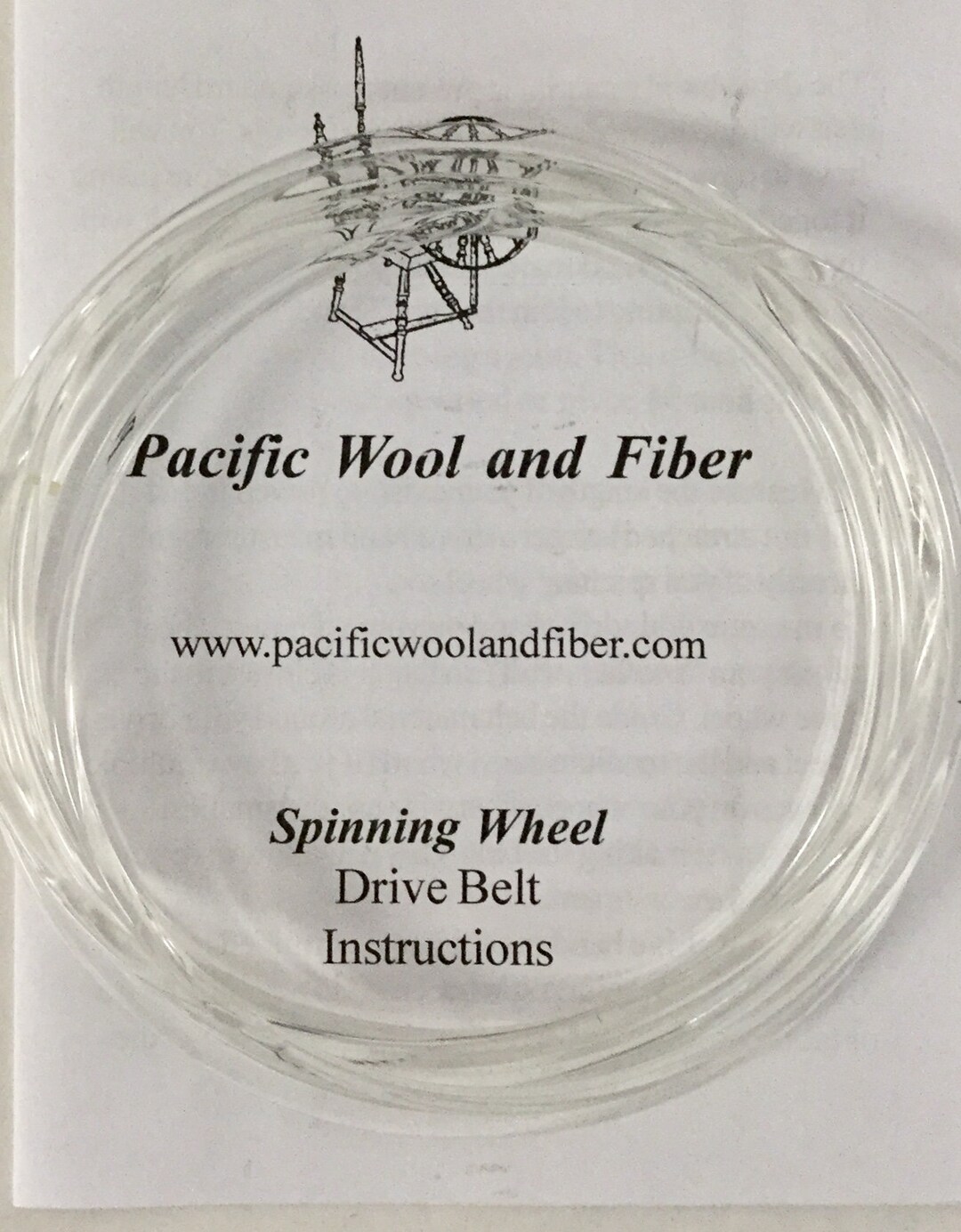 Spinning Wheel Belt, Double Drive Band, Durable Poly-cord, Clear ...