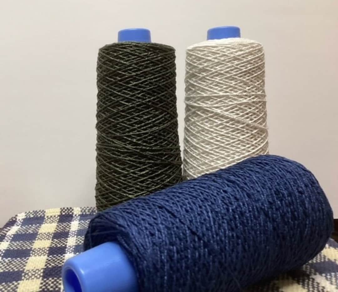 5/2 Linen Yarn, 100g Cones, Weaving, Knitting, Crocheting, Flax ...