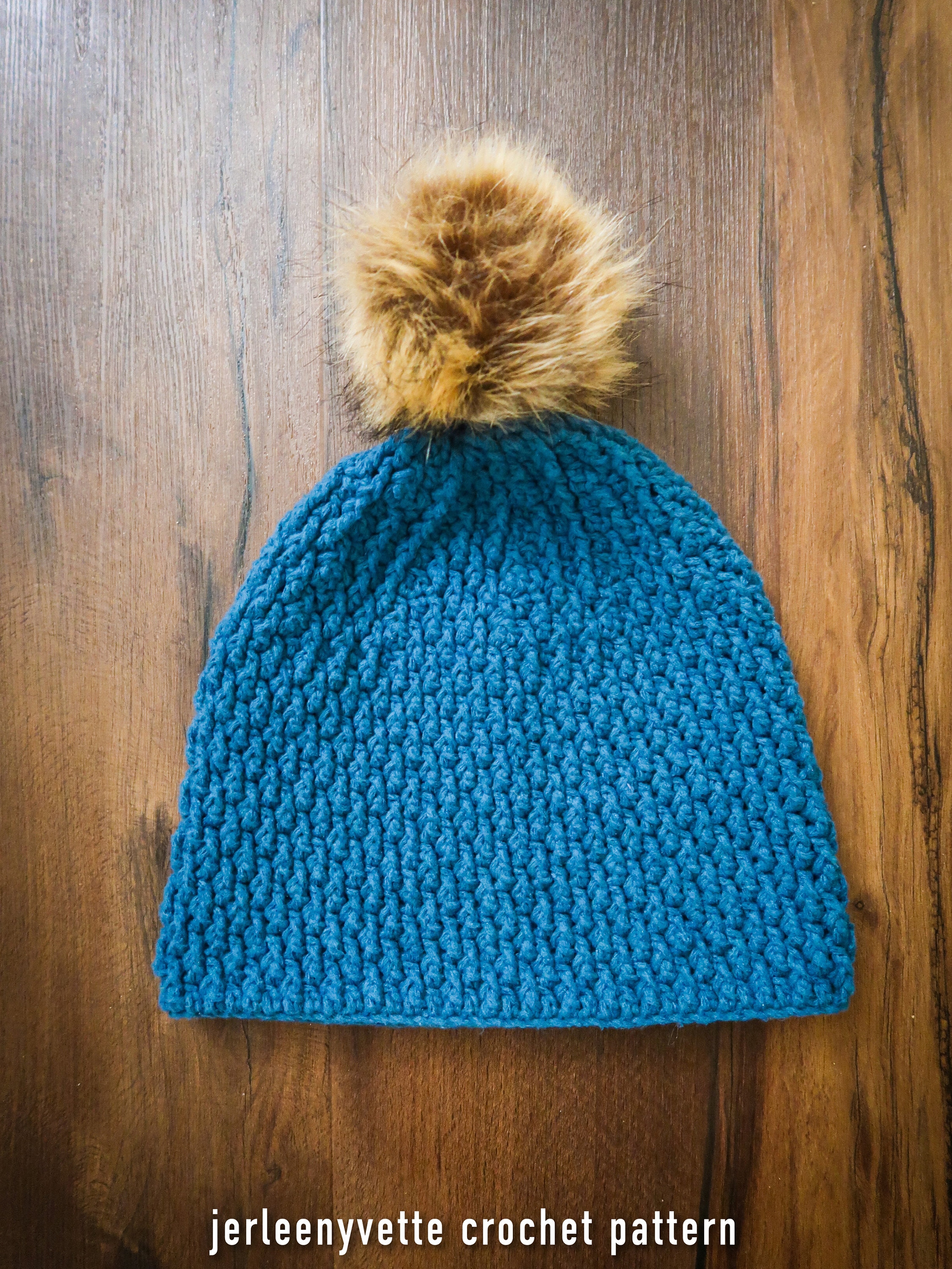 Alpine Stitch Beanie Pattern | CROCHET PATTERN | Instant PDF Download ...