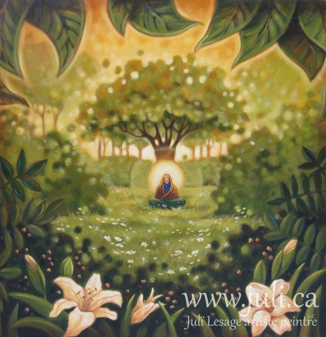 Printing on Cardboard Fine Arts Textured Sanctuary - Etsy