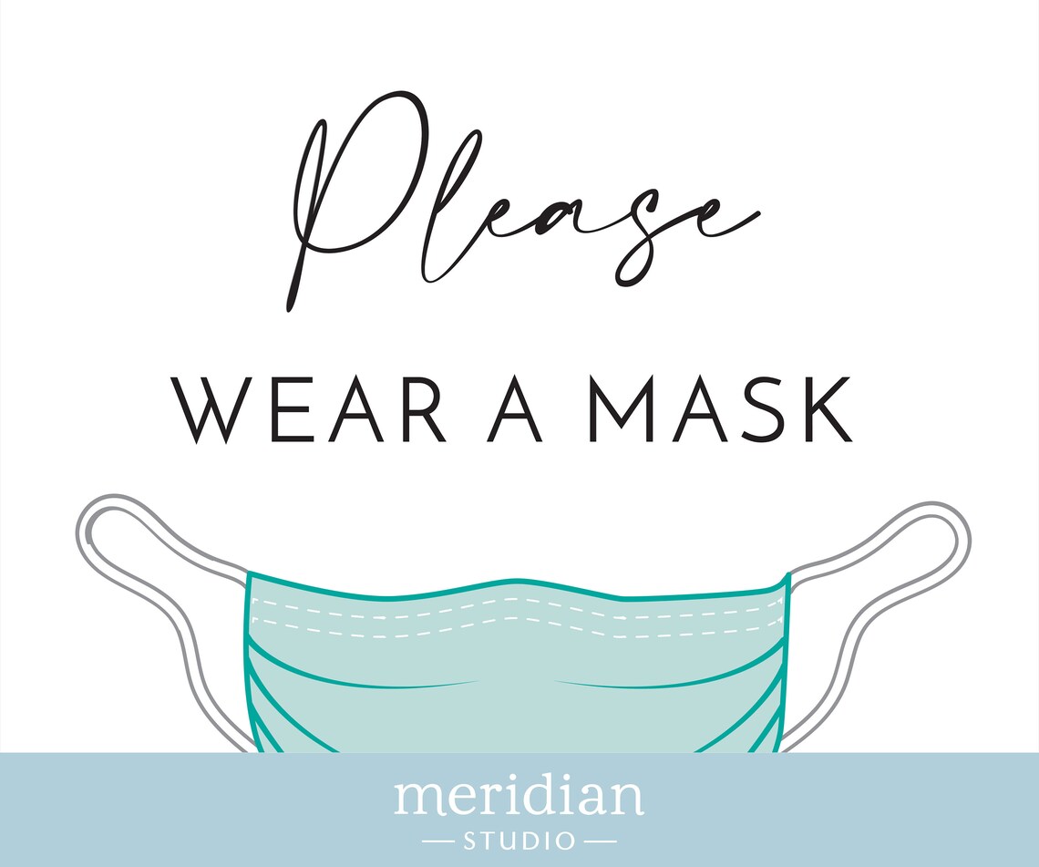 Patients: Please Wear a Mask, Printable Poster 8.5x11 Pdf - Etsy