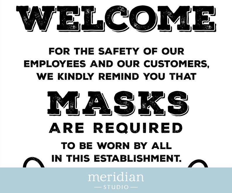Face Mask Required, Welcome Back Printable Poster 8.5x11 Pdf - Etsy
