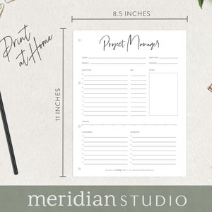 Project Tracker, Task Manager, Organizer / Planner / Log - Etsy