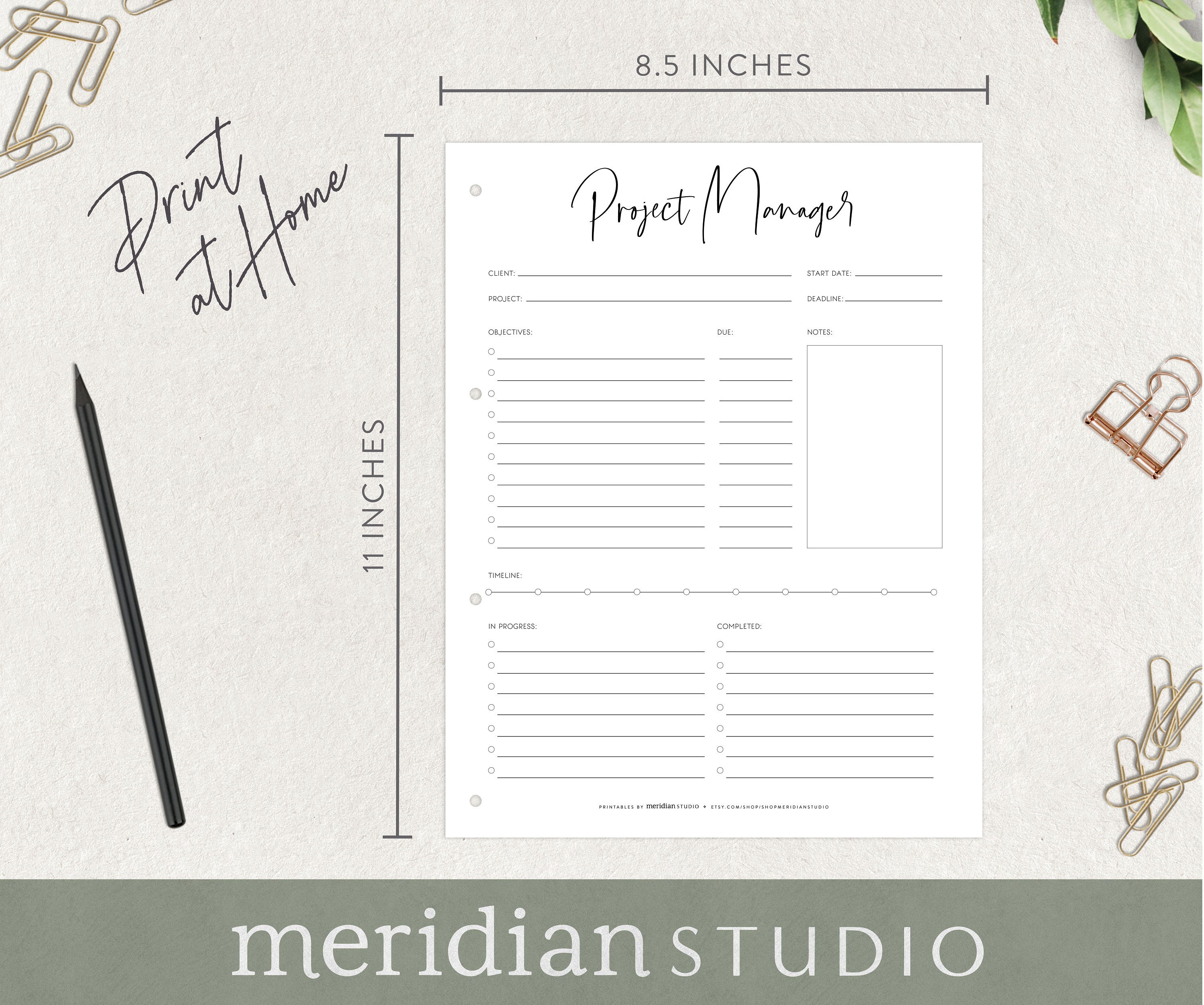 Project Tracker, Task Manager, Organizer / Planner / Log - Etsy