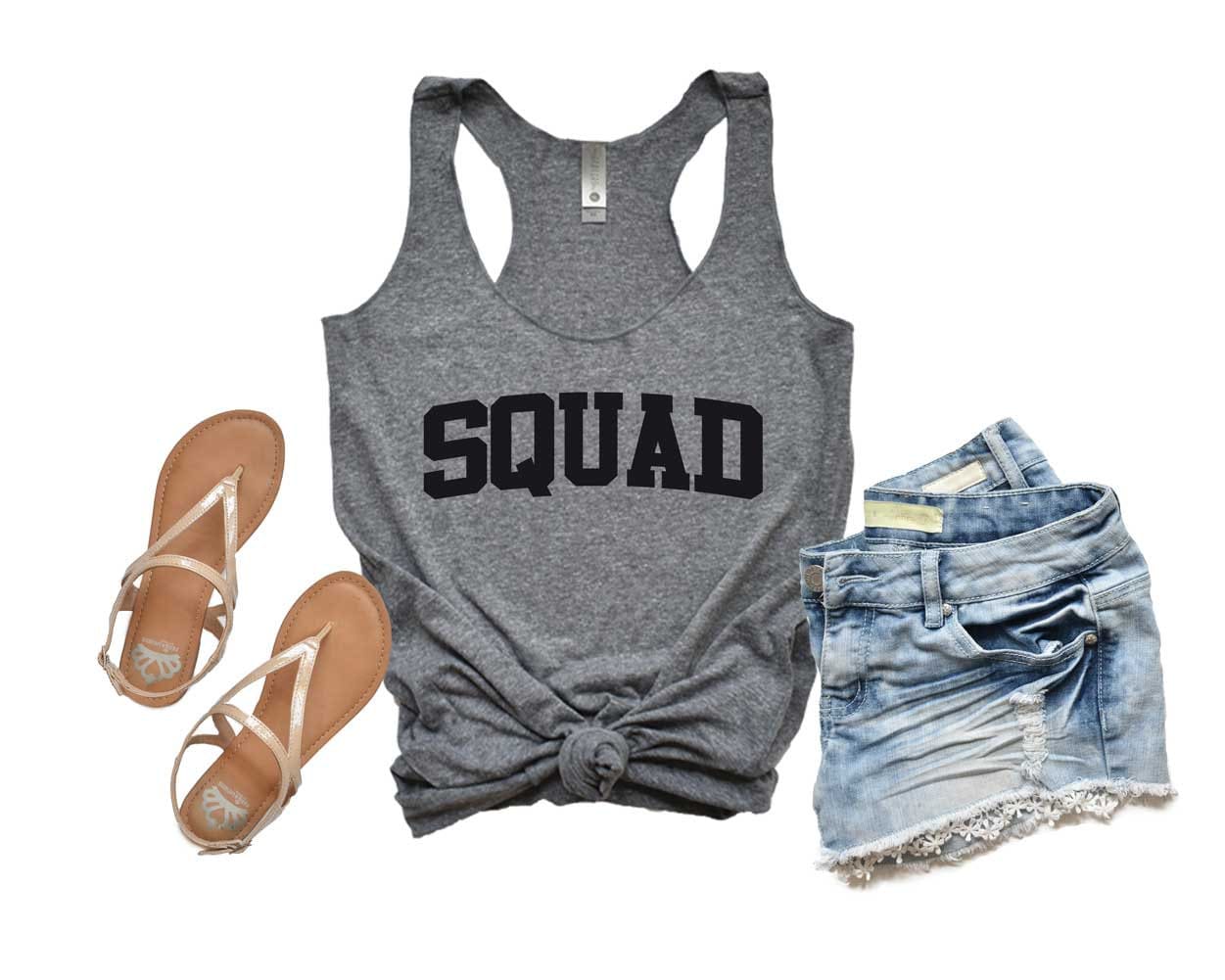Squad Shirt. Squad Tank Top. Super Soft and Comfy Tri-blend | Etsy