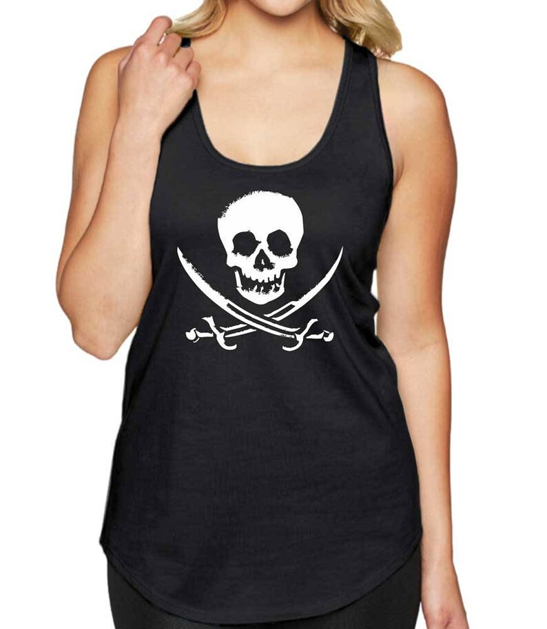 Pirate Shirt. Skull Tank Top. Gettin' Shipwrecked Shirt. - Etsy