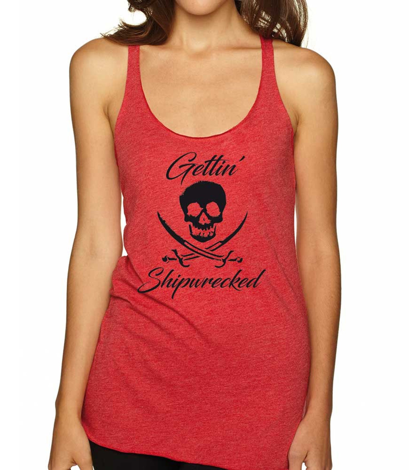 Pirate Shirt. Gettin' Shipwrecked Tank Top. Super Soft and - Etsy