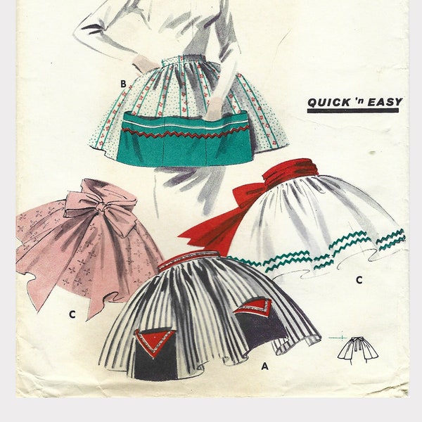 1950s Apron Pattern - Etsy