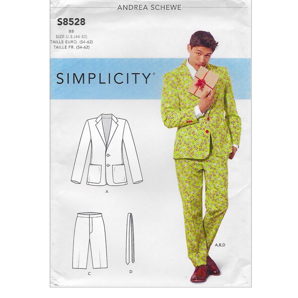 Mens Lined Jacket Pattern - Etsy