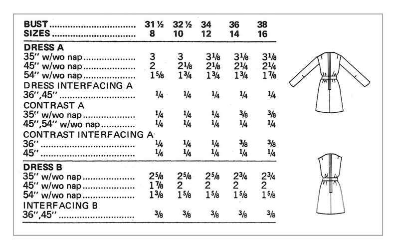 Vintage 1960s Sewing Pattern Butterick 5747 Misses Slightly Bloused ...