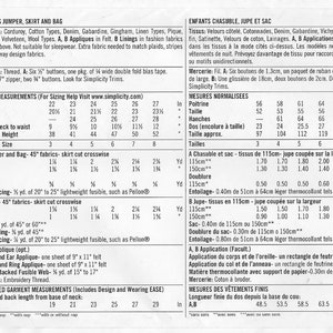 Vintage 1950s Reissued Sewing Pattern Simplicity 1075 Girls Skirt ...