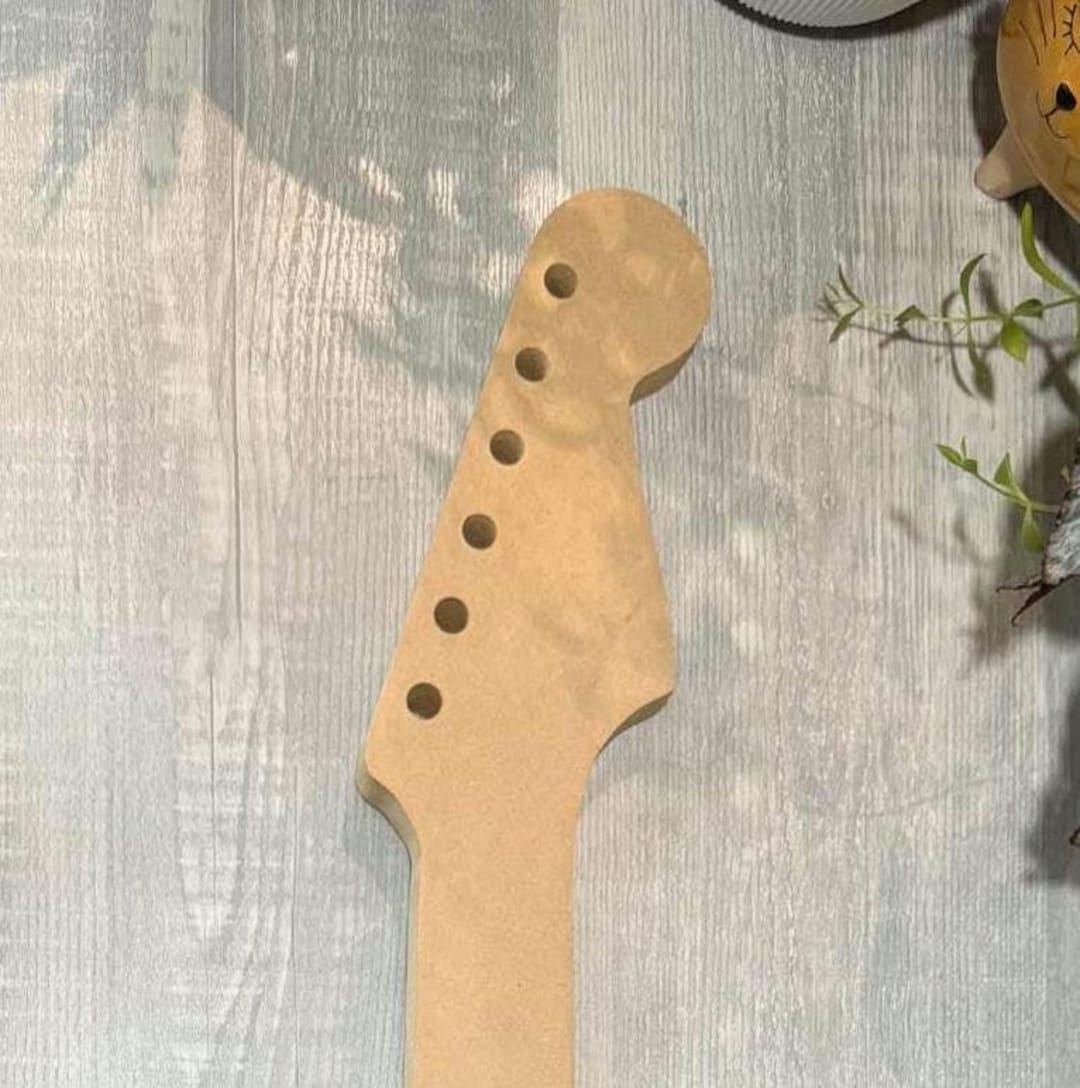 Guitar Neck Template. Fender Stratocaster Style. 25.5 Inch Scale. 3/4 ...