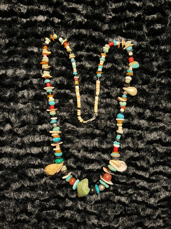retro 1970s navajo shell - Gem