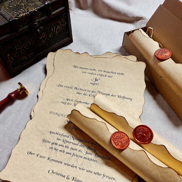 Wedding Scroll - Etsy