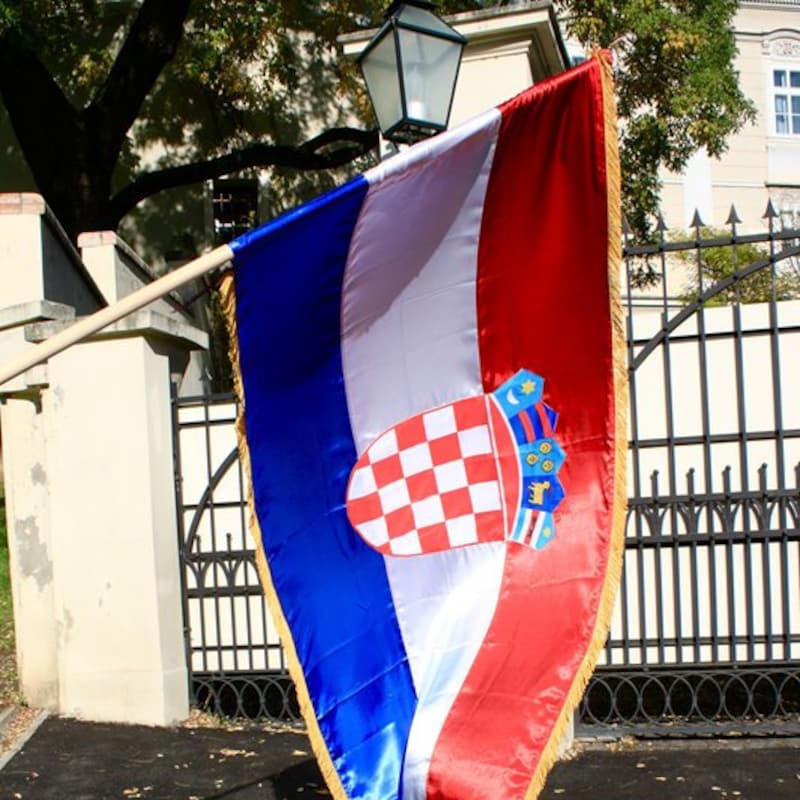 Croatia Flag for Wall - Etsy UK