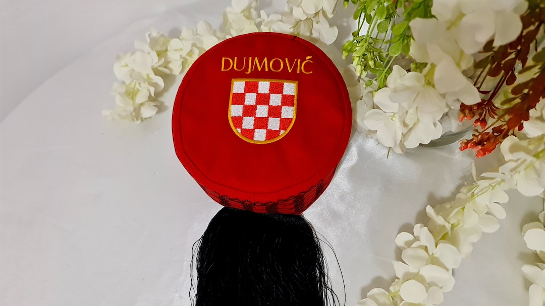 Personalized Licka Kapa, Kicanka, Croatian Tradition - Etsy