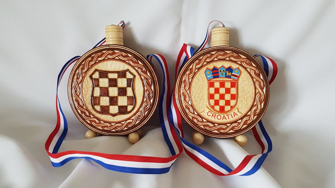 Croatian Cuturica, Size S, Wooden Flask Customized for Your Wedding ...