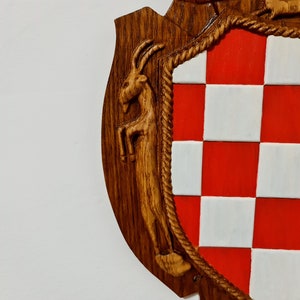 Wooden Old Croatian Grb, Handcrafted Wall Decor - Etsy