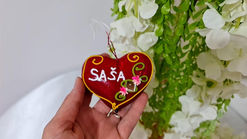 ORIGINAL Personalized Licitar Heart, Gingerbread, Croatian Heritage - Etsy