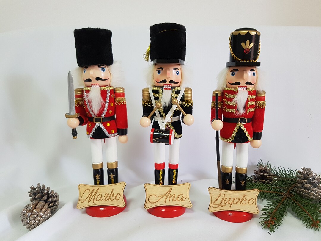 Personalized Nutcracker With Family Name, 30cm - Etsy