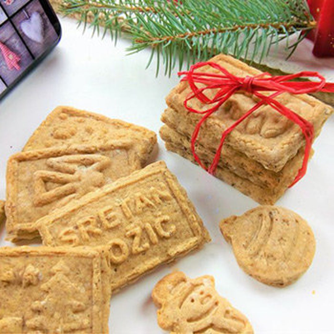 Paprenjaci, Sretan Božić, Pepper Cookies Mold With Recipe, 6 Different ...