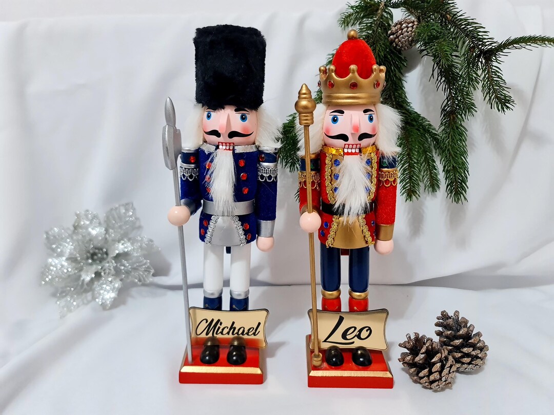 Personalized Plush Nutcracker With Family Name, 30cm - Etsy