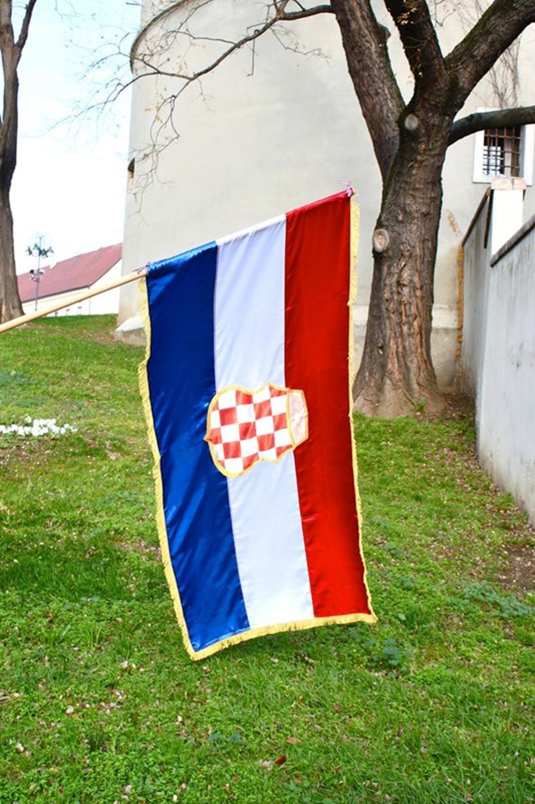 Flag With the Herceg Bosna Grb, 3 Sizes - Etsy