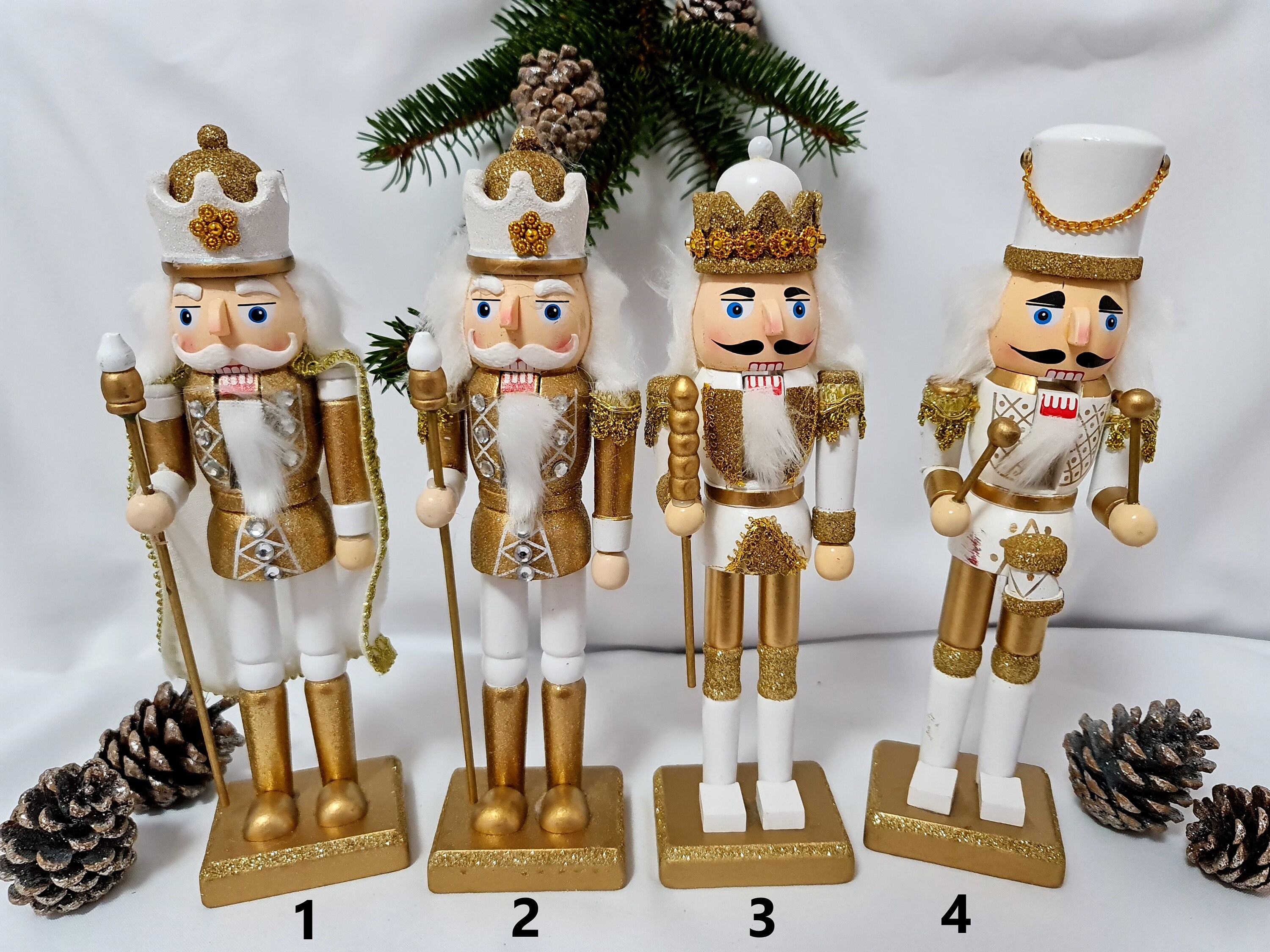 Personalized Gold Nutcracker With Family Name 25cm - Etsy