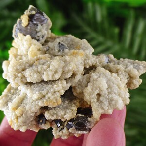 Gem Sphalerite Var. Cleiophane With Calcite, Sphalerite, Raw Crystals ...